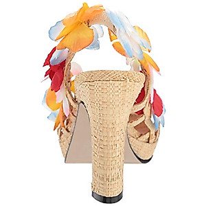 Ellie Shoes Women's 402-LUAU Wedge Sandal, Multi, 8 M US