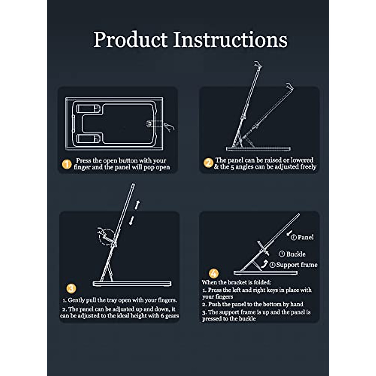 Casartish Portable Cell Phone Stand, Adjustable Phone Stand for Desk, Ultra Thin Phone Holder Stand, Folding Alloy Stand Compatible with All Mobile Phone, iPad, Tablet 4-12'' Desk Accessories (Pink)