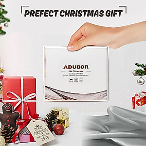 Adubor Silk Pillowcase - Mulberry Silk Pillow Case, 23 Momme 6A Grade Fibers, 900 Thread Count, Silk Pillow Cases for Hair and Skin Health, with Hidden Zipper (Standard 20''×26'', Dark Gray, 1PC)