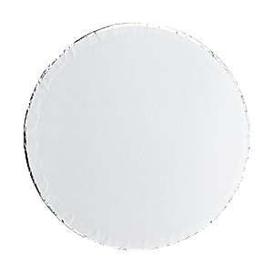 12 Inch Cake Drum, Silver Round Boards Cardboard for Wedding Birthday Party (1/2 Inch Thick, 5 Pack) - Fully Wrapped Edges - PACKIN WAY