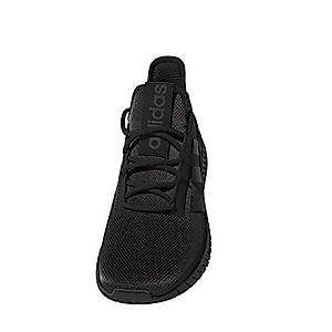 adidas Men's Kaptir 2.0 Running Shoes, 9, Black/Black/Carbon