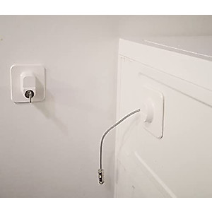 YEYA Upgraded No Drill Furniture Wall Anchors for Baby Proofing, Anti Tip Furniture Straps for Child Safety 2 Pack