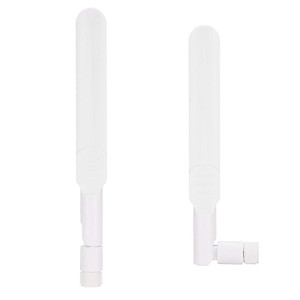 Network Card Antenna Omnidirectional 2.4G/5G/5.8G 8dbi Dual Band Antenna SMA, for Router(White)
