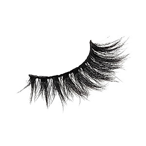 KISS Lash Couture 3D Matte False Eyelashes, Matte Twill', 14 mm, Includes 4 Pairs Of Lashes, Contact Lens Friendly, Easy to Apply, Reusable Strip Lashes