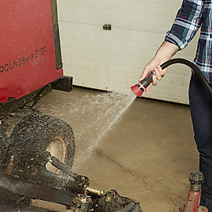 Gilmour 4TWGP PRO All Metal Body Nozzle, Adjustable Spray Pattern, Easy-Turn Dial