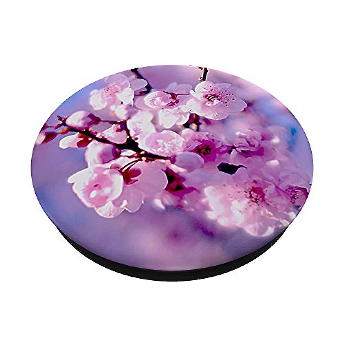 Pink Flowers Sakura Pop Mount Socket Japanese Cherry Blossom PopSockets PopGrip: Swappable Grip for Phones & Tablets