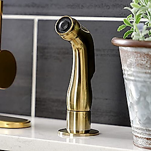 Kingston Brass LS8713DLSP Concord Kitchen Faucet, Brushed Brass