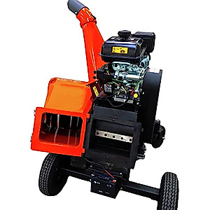 Detail K2 OPC566E 6 in. - 14HP Kinetic Wood Chipper with ELECTRIC Start and AUTO Blade Feed KOHLER CH440 Command PRO Commercial Gas Engine