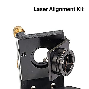 LWCHJ Laser Path Calibrating Device Light Regulator Alignment Kit for CO2 Laser Cutting Machine to Adjust Collimate Laser (Size : Black)