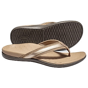 Women's Flip Flops with Arch Support,Best Orthopedic Sandals for Plantar Fasciatis Heel & Foot Pain