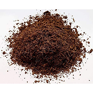 Loose Coconut Coir Mix, Coconut Coir for Gardening, and Reptile Substrate, All Natural, PH Balanced Double Washed Coco Peat 4qt
