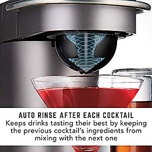 Bartesian Premium Cocktail and Margarita Machine for the Home Bar with Push-Button Simplicity and an Easy to Clean Design (55300)