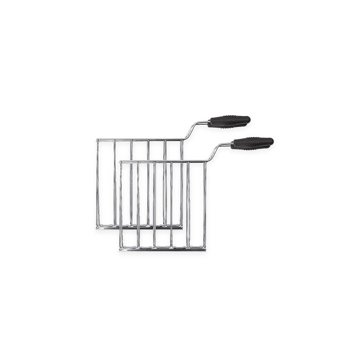 SMEG 2 Slice Toaster with Sandwich Racks, Black