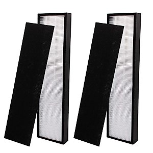 Pulluty FLT5000 Filter-C True Hepa Replacement Filter Compatible with Germ Guardian AC5000 Series Air Purifier AC5000E AC5250PT AC5300B AC5350W AC5350B CDAP5500 and Ldlyis Model IAP-GG-125, 2 Pack
