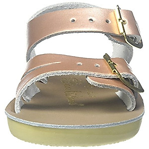 Saltwater by Hoy Baby-Girl's Sun-San Sea Wee-K Flat Sandal, Rose Gold, 2 M US Infant