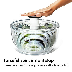 OXO Good Grips Large Salad Spinner - 6.22 Qt., White