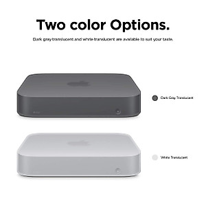 elago Case Compatible with Mac Mini M2, M2 Pro 2023 /M1 2020/ Mac Mini 2018 (Dark Grey) - Precise Cutout, Shock Resistant, Protection