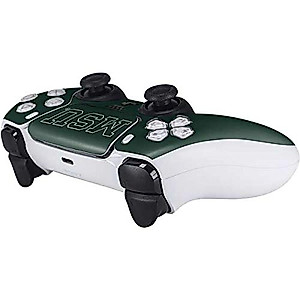 Skinit Decal Gaming Skin Compatible with PS5 Controller - Officially Licensed Michigan State University MSU Letters Design