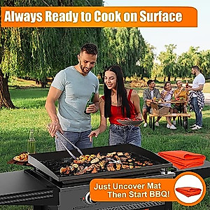 Griddle Mat for Blackstone Grill 28" Blackstone Silicone Griddle Cover Food Grade Silicone Griddle Mat Protect Your Griddle Top From Dirt & Rust Blackstone Griddle Mat Protective Cover