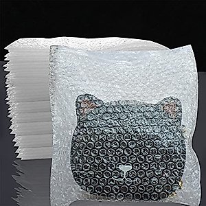 12" x 12" Bubble Out Bags&Pouches, 50Pcs Bubble Pouches Wrap Bag, Double Walled Bubble Cushioning Bags for Moving and Storage, Shipping and Packing Supplies for Dishes Glasses Plates