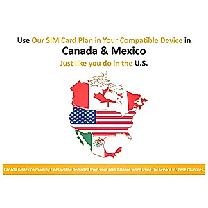 SpeedTalk Mobile Smart Watch SIM Card, Unlimited Minutes Talk & 500MB Data for 4G LTE GSM Smartwatches | 3 in 1 Simcard | 30 Days Service | USA Canada Mexico Roaming