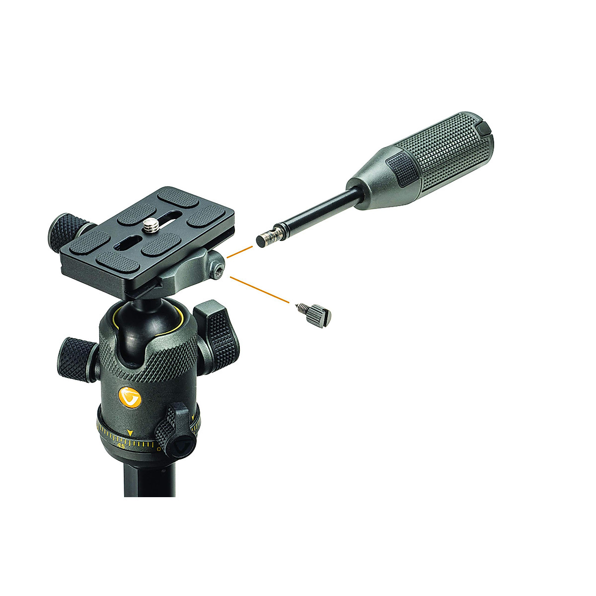 Vanguard VEO 2X 235ABP 4 in 1 Travel Tripod, Monopod, Ball Head with Removeable Pan Handle - 23 mm, Aluminum