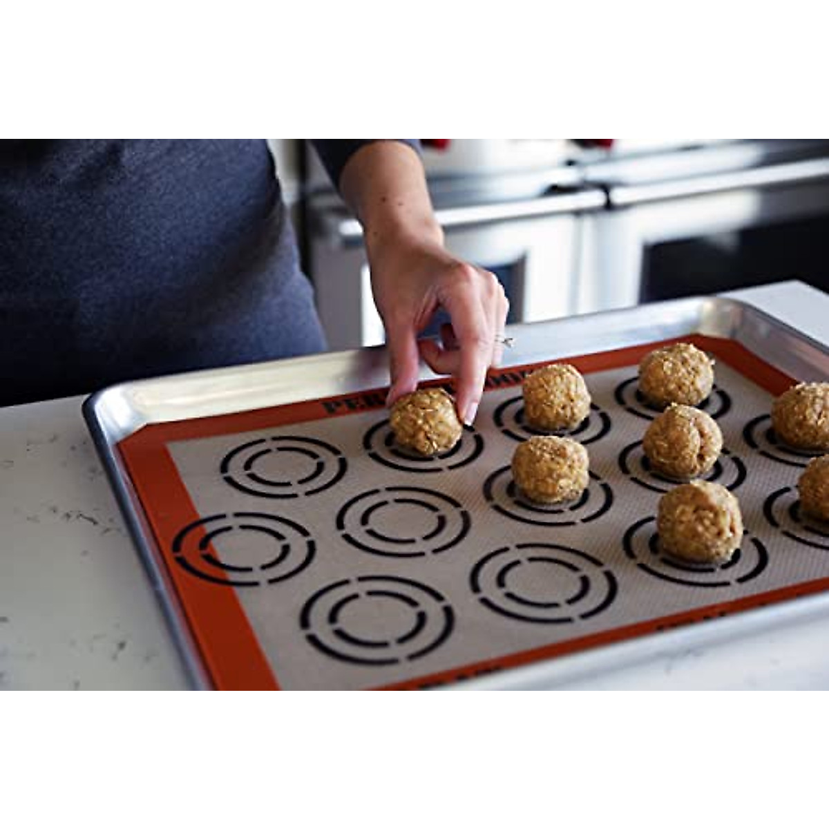 Silpat The Original Perfect Cookie Non-Stick Silicone Baking Mat, 11-5/8" x 16-1/2"