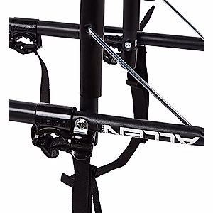 ALLEN Deluxe 3-Bike Trunk Mount Rack, Blk/ Silver