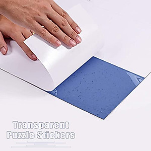 Preserve 6 X 1000 Jigsaw Puzzle Glue Sheets, 24 Sheets Puzzle Saver Peel and Stick, No Stress & No Mess Puzzle Saver Sheets, Puzzle Sticker Sheets