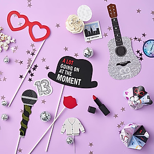 Big Dot of Happiness in My Party Era - Concert Photo Booth Props - Music Photo Booth Props - Celebrity Concert Party Photo Booth Props Kit - 20 Count