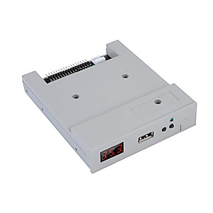 Byged USB Emulator Floppy, SFR1M44-U100 3.5in 1.44MB USB SSD Floppy Drive Emulator, 5V DC, Plug and Play.