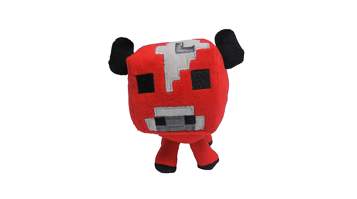 Minecraft Baby Mooshroom Plush - Soft & Collectible Toy