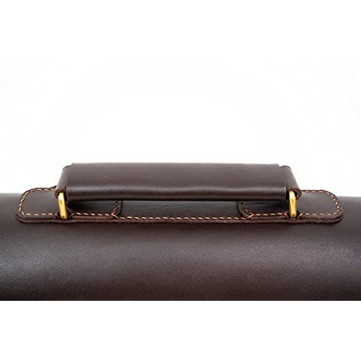 Hoi An Soul - Leather Document Tube - 100% Hand Made - Black - 21"