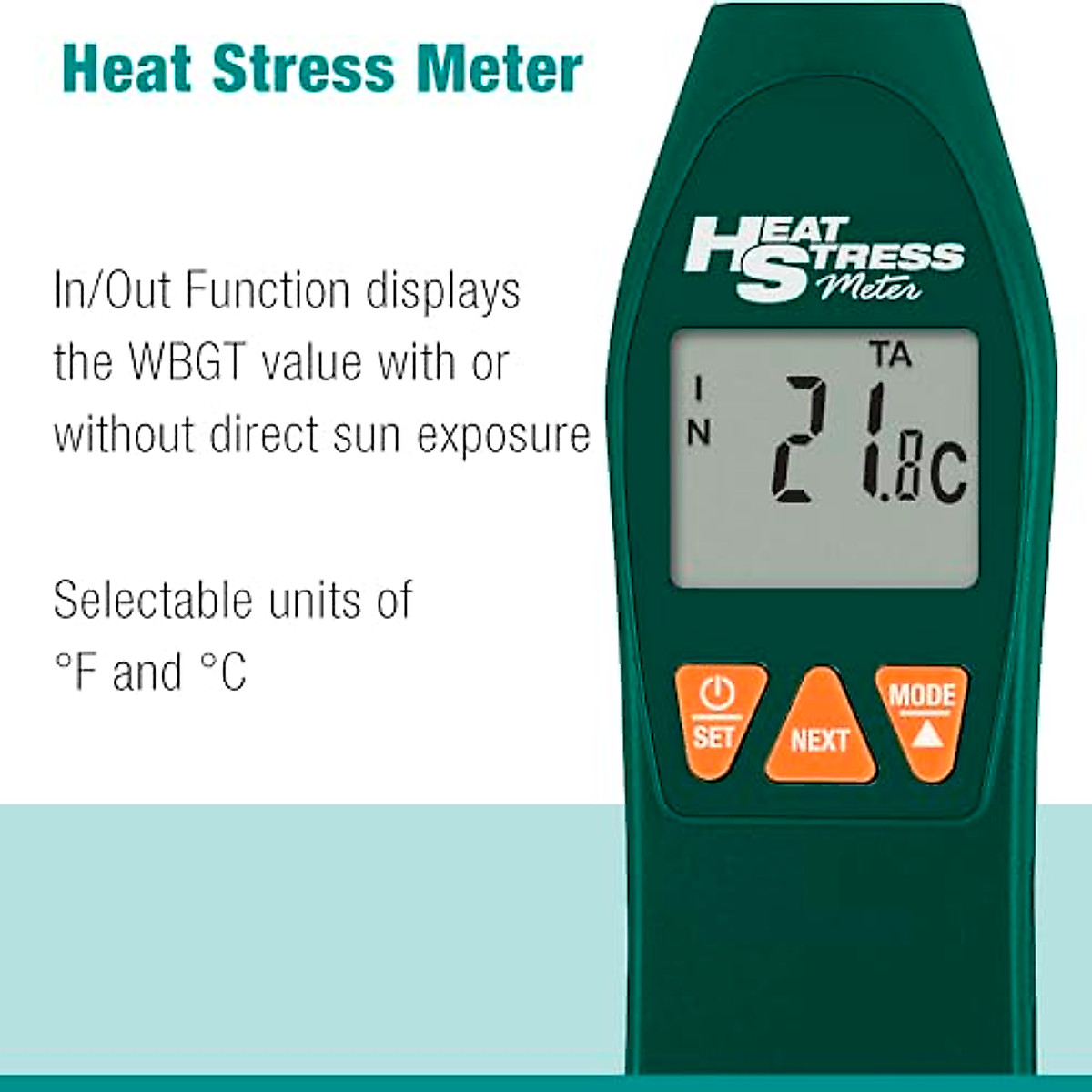 Extech HT30 Heat Stress WBGT Meter , black