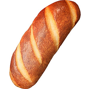 Yookeer 3D Simulation Bread Pillow 47.24 Inches Funny Food Pillow Giant Baguette Pillow Bread Body Plush Loaf of Bread Pillow Food Cushion for Valentine's Day Sleeping Decor