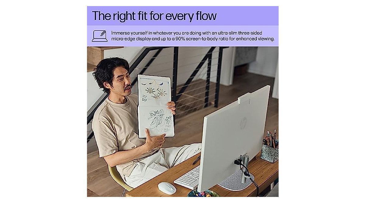 HP 27" All-in-One PC | 13th Gen Intel Core i7