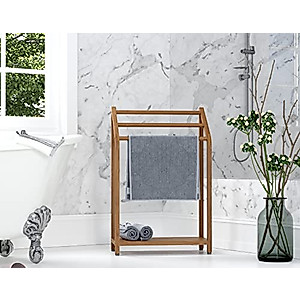 The Original Sula Versatile Teak Towel Rack