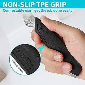 DURATECH Aluminum Drum Wrench, 3-in-1 Bung Wrench, Barrel Opener Tool for Opening 10 15 20 30 55 Gallon Drum, Fits 2" and 3/4" Plastic Bung Cap