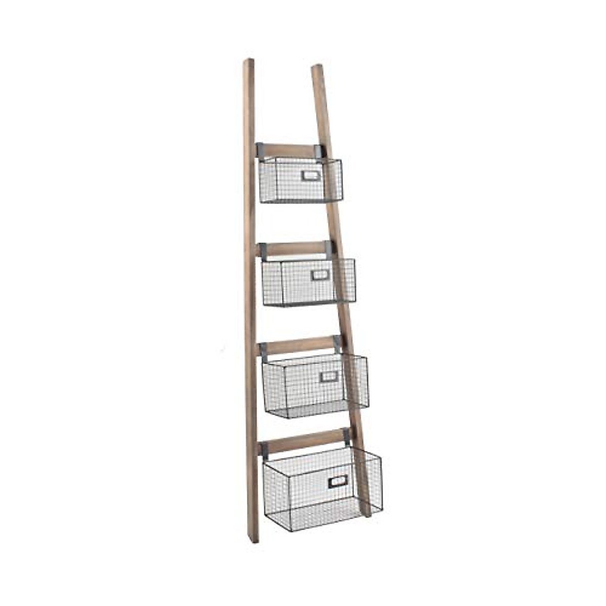 Wald Imports 4408 Wall Ladder, Bookcase, Brown