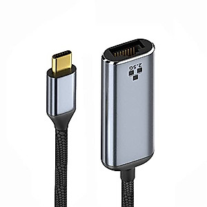 Cablecc USB-C USB3.1 Type-C to 2.5Gbps 2500Mbps GBE Gigabit Ethernet Network LAN Cable Adapter for Laptop