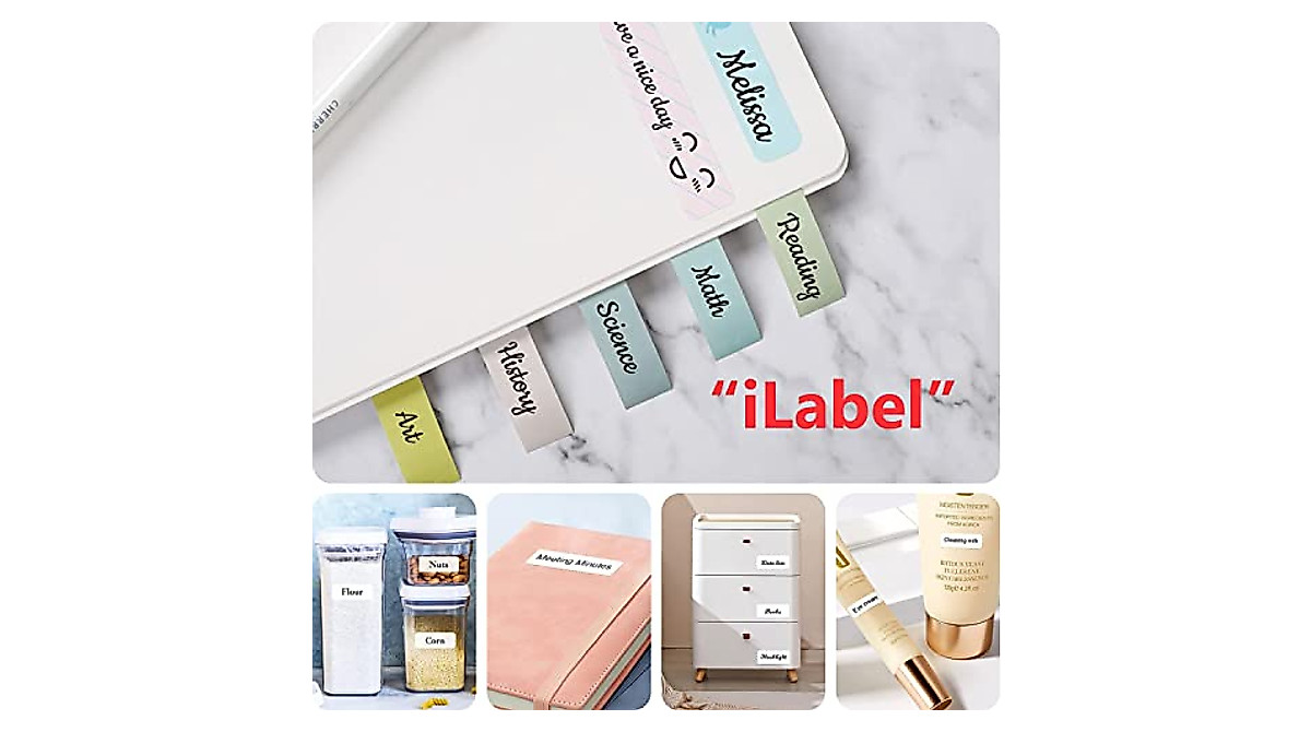 Portable Bluetooth Label Maker with Tape - iLabel App Compatible