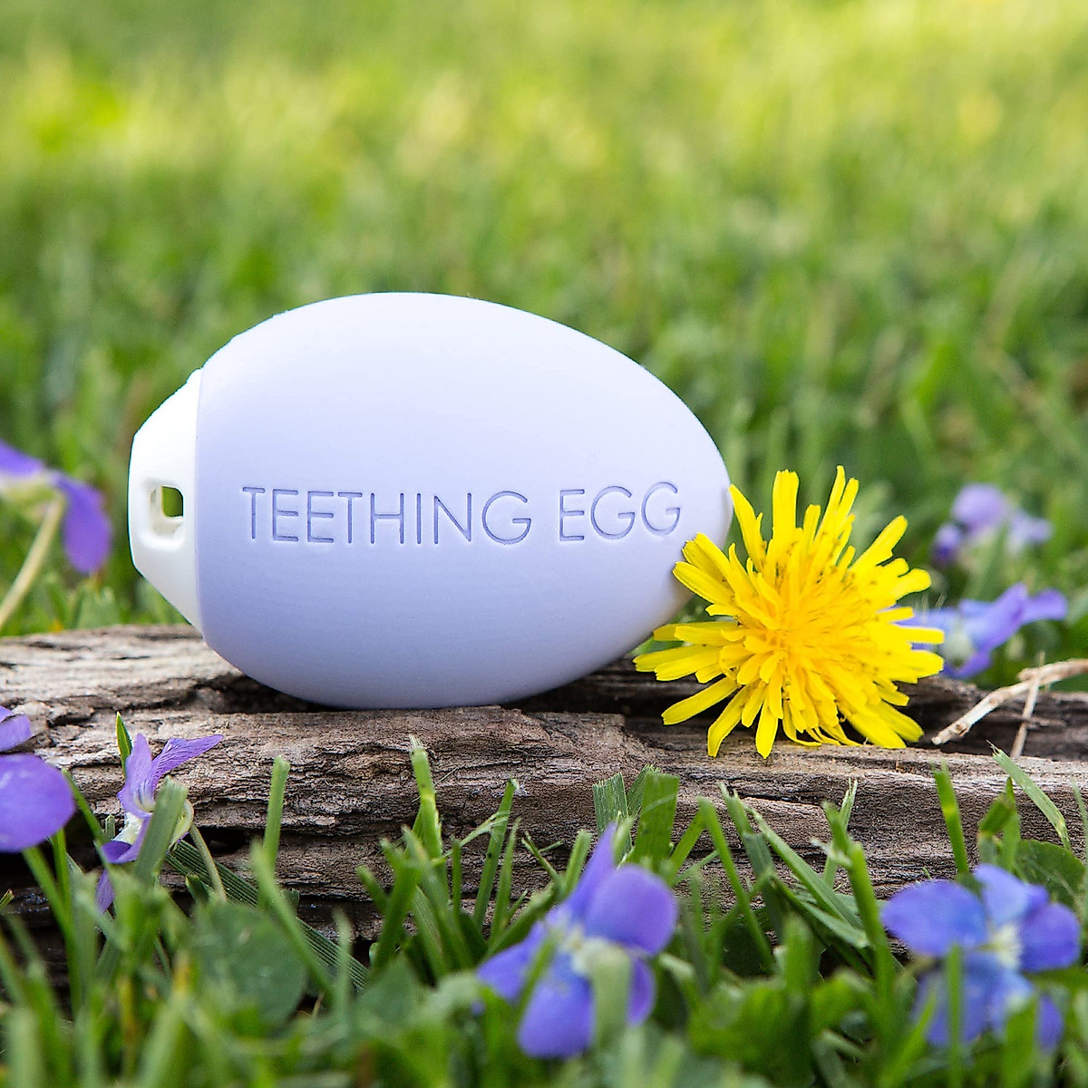 The Official Teething Egg Baby Teether Lavender - Teething Toys for Babies 0-6 Months and 6-12 Months Infant Sensory Toys - Top Baby Shower and Registry Gift