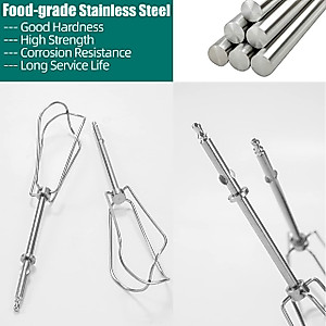 Hand Mixer Beaters Replacement for Cuisinart - CHM Series HM-50 HM-70 CHM-3 CHM-7PK Hand Mixer, Stainless Steel Turbo Beater Parts # CHM-BTR Whisk Attachments - Set of 2