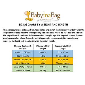 BABYINABAG Very Warm 2.5 Tog Quilted Winter Model Baby Sleep Bag or Sack, Plush Minky Dot for Infants and Toddlers (Medium (10-24 mos))