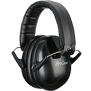 ProCase Kids Ear Protection, 21NRR Noise Cancelling Headphones for Kids Hearing Protection Safety Earmuffs for Autism, Sport Games, Concerts, Fireworks -Black