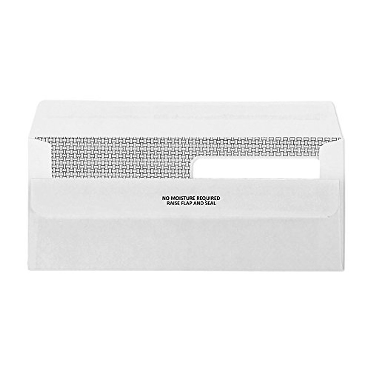 500 No. 10 Flip and Seal Double Window Security Envelopes - Perfect Size for Multiple Business Statements, Quickbooks Invoices, and Return Envelopes -Number 10 Size 4 1/8 X 9 ½ Inch