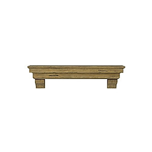 Pearl Mantels 497-60-10 Celeste Mantel Shelf, 60-Inch, Dune Finish
