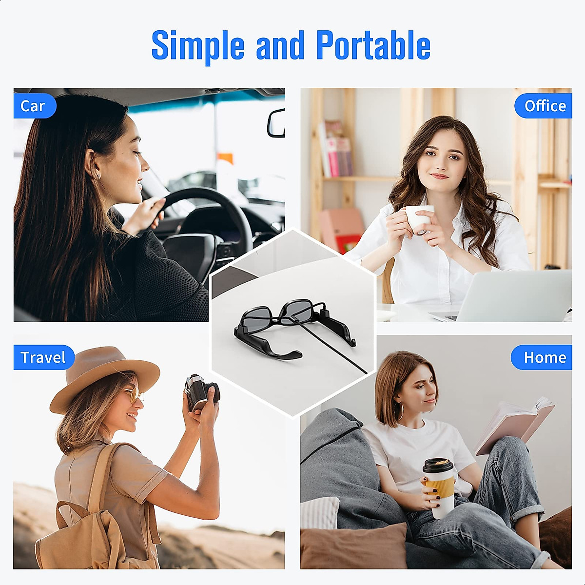 Soarking Replacement Charger 5 Feet Cable Compatible with Razer Anzu Smart Glasses Frames