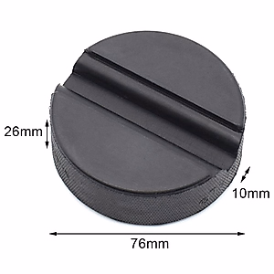 AUTOXBERT Jack Pad Adapter Rubber Anti-Slip Rail Support Block Heavy Duty Car Lift Tool Accessories for VW Audi Seat Skoda Jacking Points