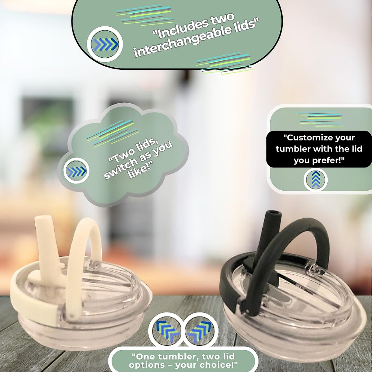 WILANKAR Tumbler 40oz Water Bottle with Lid, Handle & Flip Straw – Leakproof, Cup Holder-Friendly Travel Cup, Insulated Stainless Steel, Dishwasher-Safe, BPA-Free (Cream)